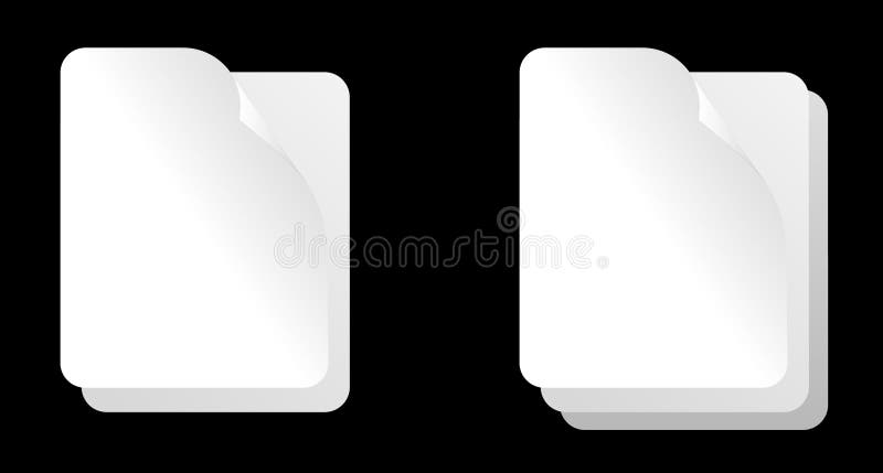 Copy Paste File or Text Document 3d Icon Stock Vector - Illustration of ...