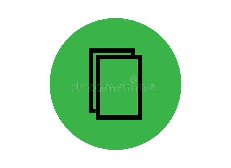 Copy Paste Icon Vector Design Stock Vector - Illustration of graphic ...