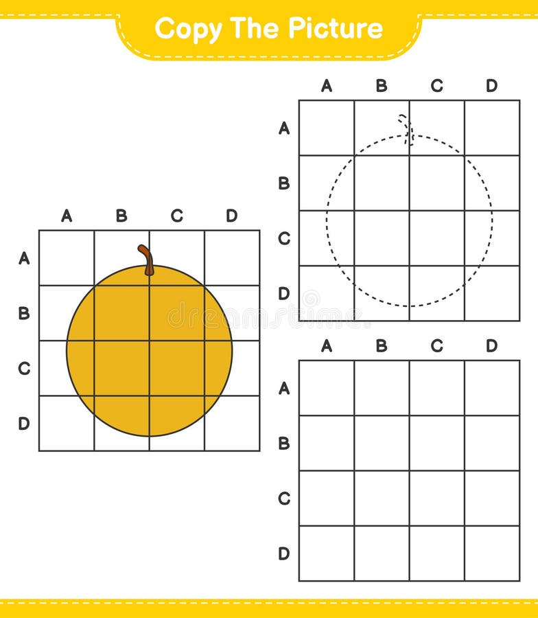Melon Drawing Worksheet Stock Illustrations – 141 Melon Drawing ...