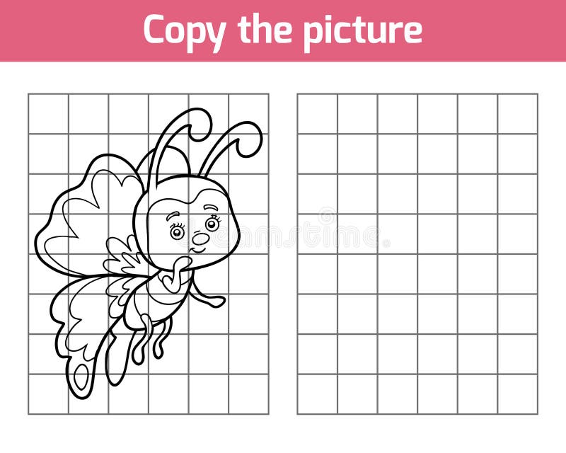 Copy the picture (horse) stock vector. Illustration of education - 66998565