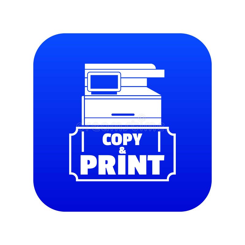 Copy and Print Logo, Simple Style Stock Vector - Illustration of ...