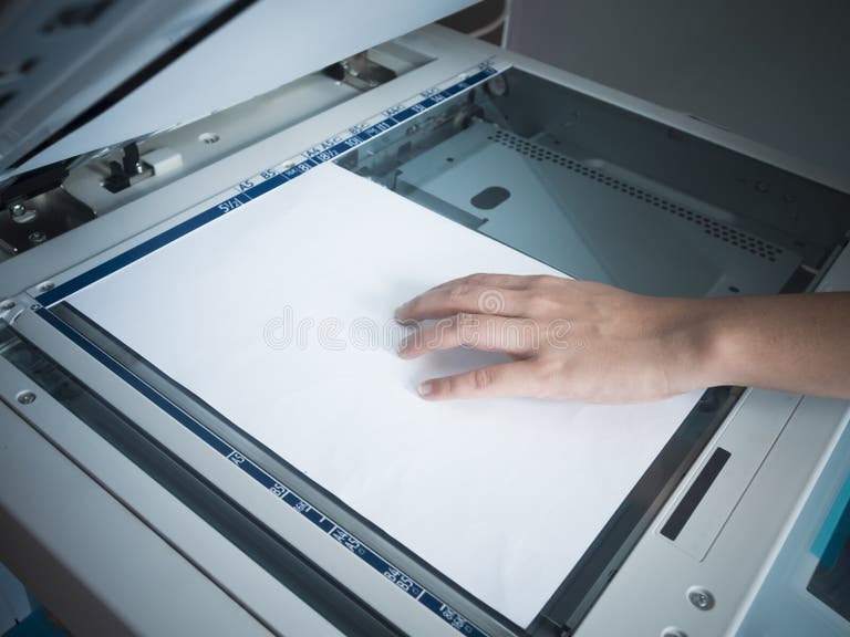 Copy print machine stock image. Image of worker, photocopier - 47943753