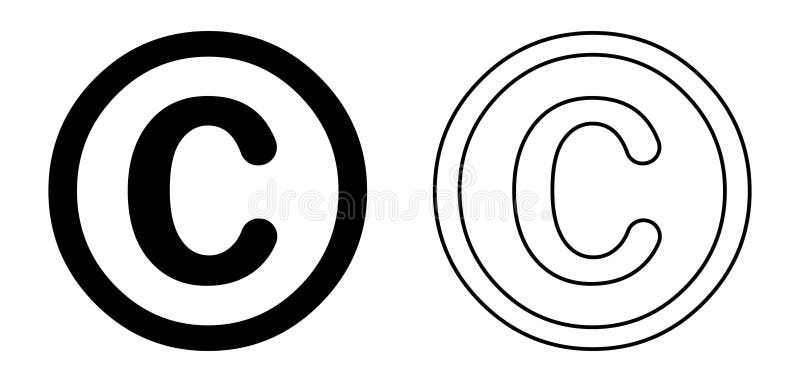Copy Right Symbol stock illustration. Illustration of copy - 2803848