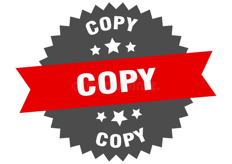 Copy stock vector. Illustration of stamp, circle, seal - 160548060