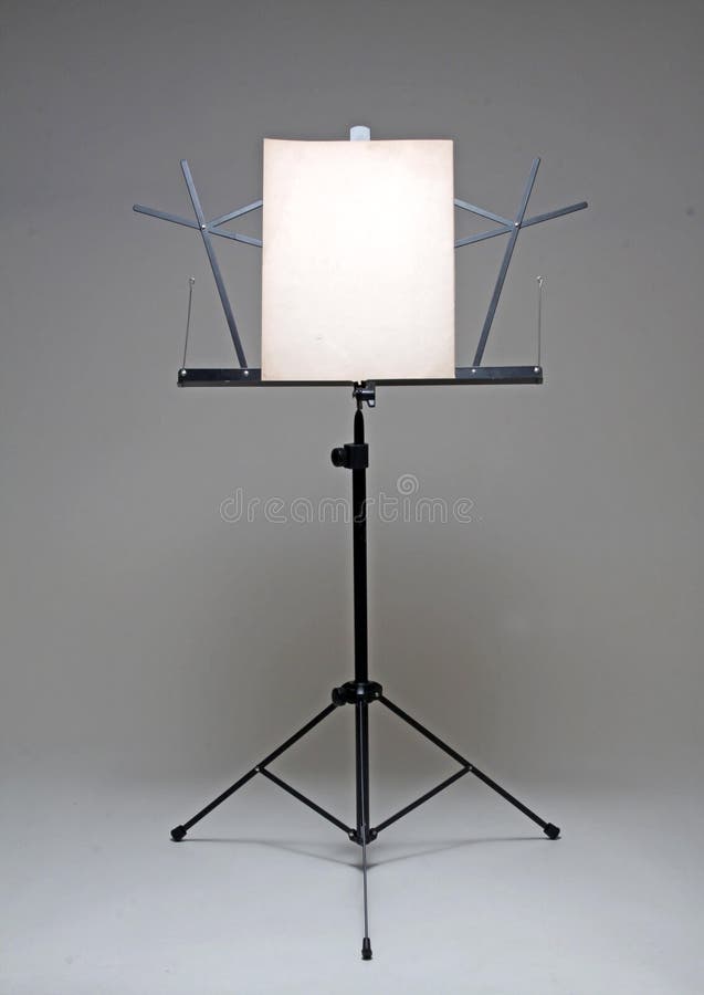 Close Up of Music Note Stand. Stock Photo - Image of display, class ...