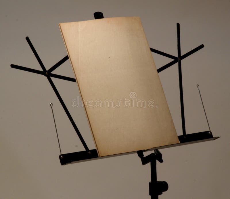 Close Up Of Music Note Stand. Stock Image - Image of music, learning ...