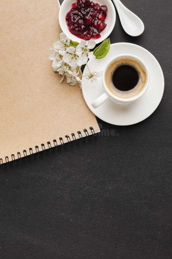 Copy Space Coffee Breakfast. High Quality Photo Stock Image - Image of ...