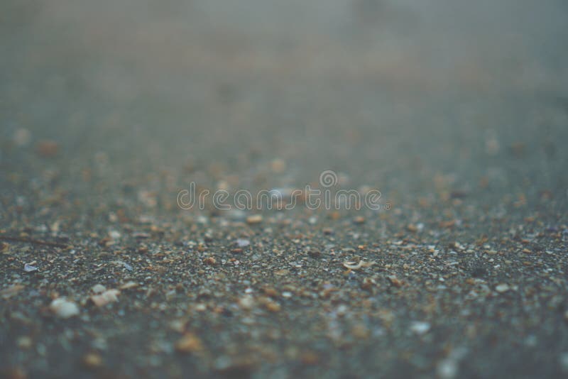 Copy Space of Grey Sand and Blue Color Summer Beach Background Stock ...