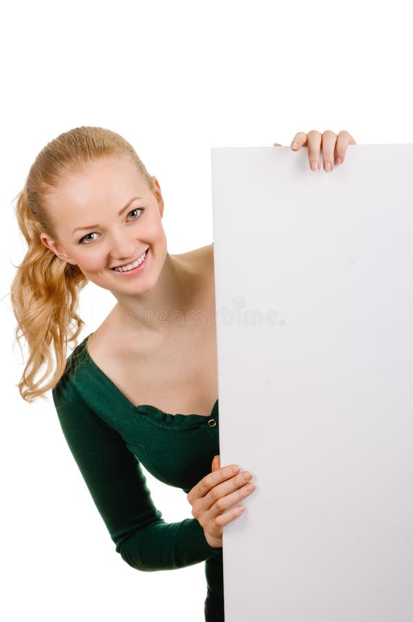 With copy space stock photo. Image of good, pretty, blonde - 39097082