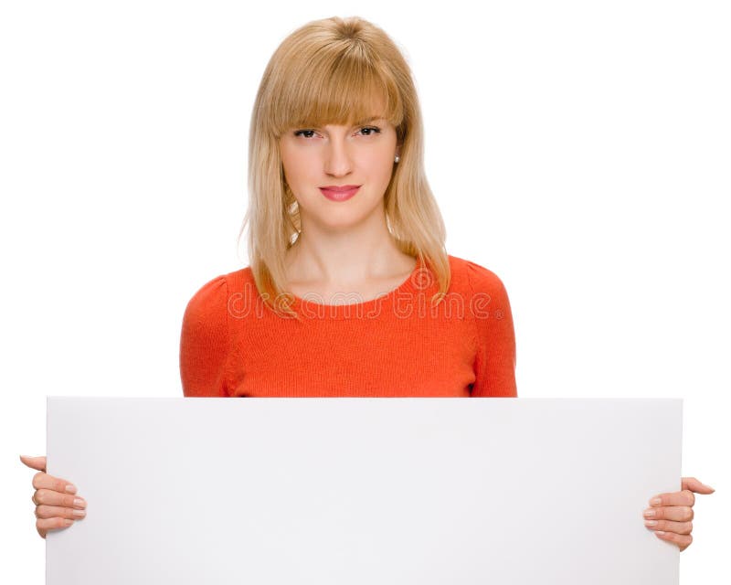 With copy space stock photo. Image of good, pretty, blonde - 39097082