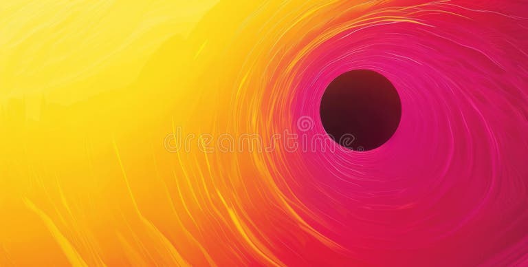 Copy Space on a Red Orange Yellow Black Gradient Background with Grainy ...
