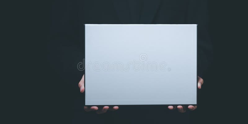 Human Hand Holding a White Board ,Empty Billboards,commercial Banner ...