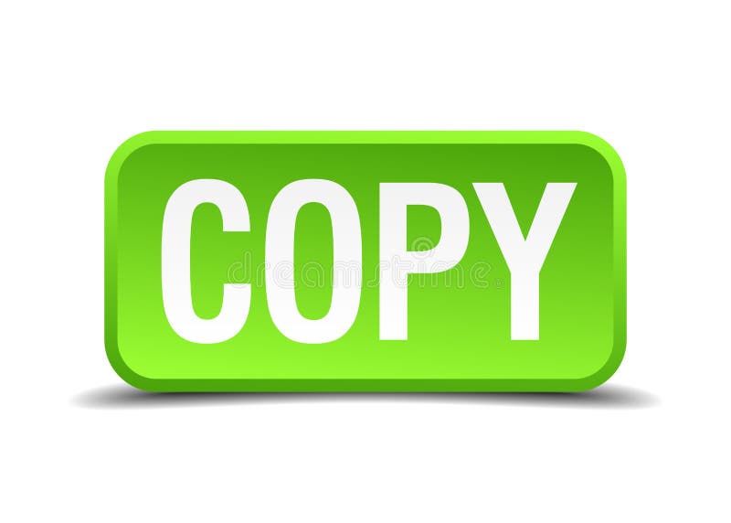 Copy button stock vector. Illustration of shiny, vector - 121046058