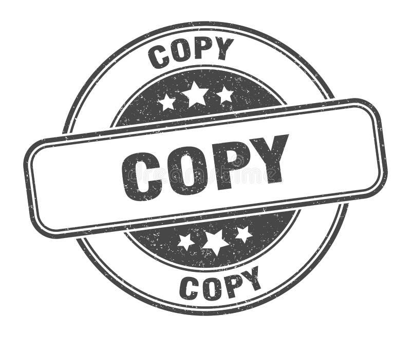 Copy stamp stock vector. Illustration of grungy, rubber - 122175660