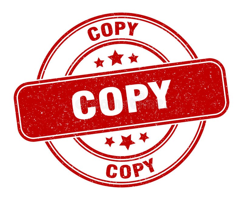 Copy stamp stock vector. Illustration of grungy, rubber - 122175660