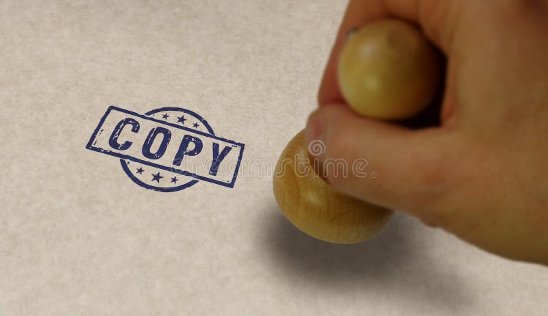 Copy stamp and stamping stock image. Image of reproduction - 230344183