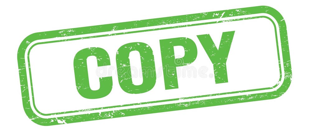 COPY Text on Green Grungy Vintage Stamp Stock Illustration ...