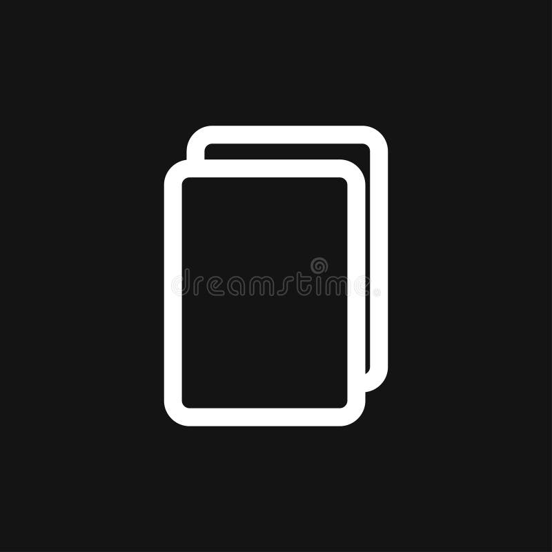 Copy Document Icon, Web Page Symbol, Copy File Icon. Stock Vector ...