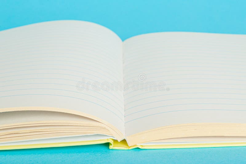 Copybook Mockup, Notebook on Office Desk with Copy Space for Text ...