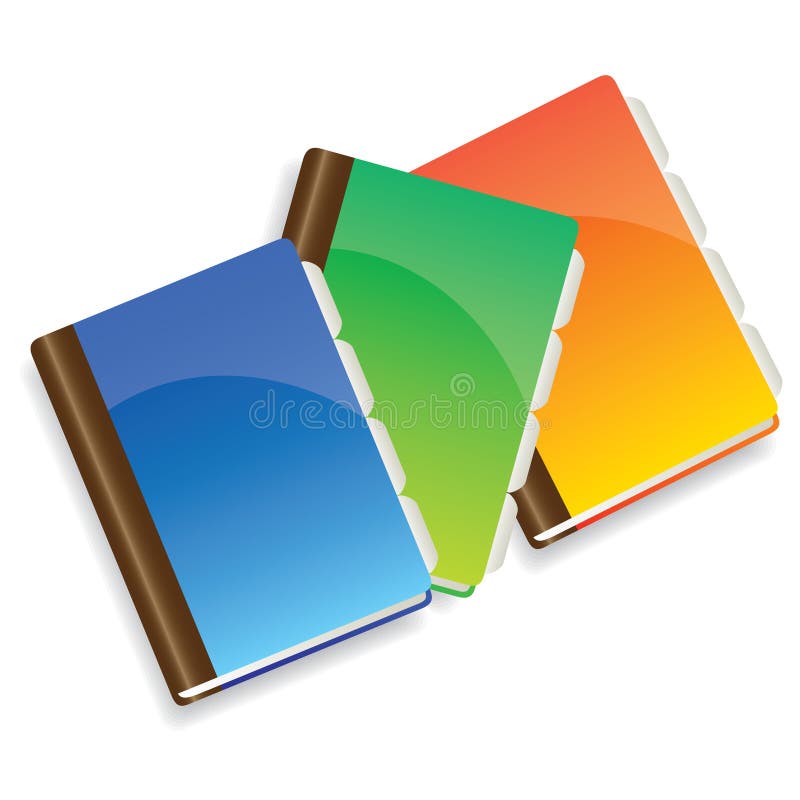 Copybooks stock vector. Illustration of color, copybook - 15616133