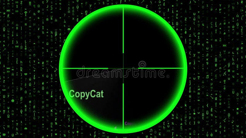 Copycat Text on Radar Concept Stock Video - Video of radar ...