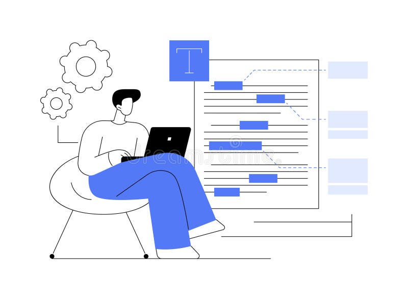 Copyediting Abstract Concept Vector Illustration. Stock Vector ...