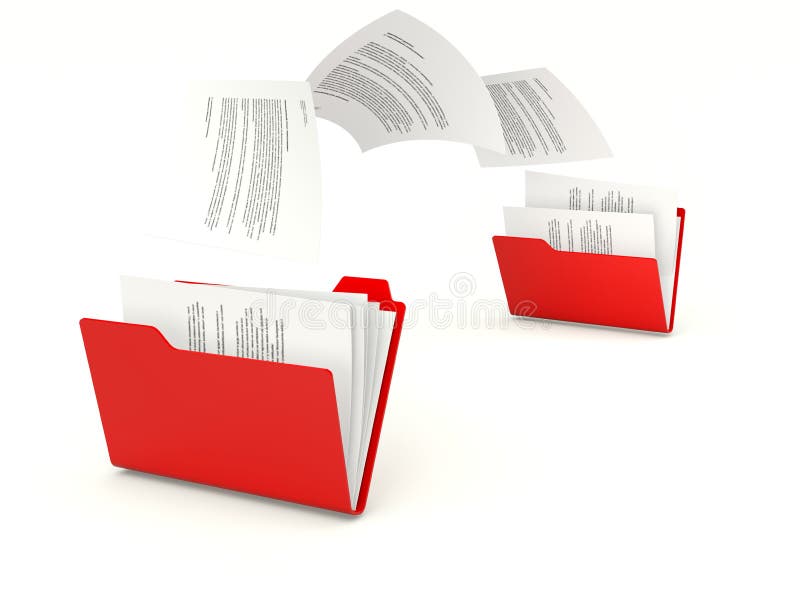 Archive Folders stock illustration. Illustration of examine - 17212524