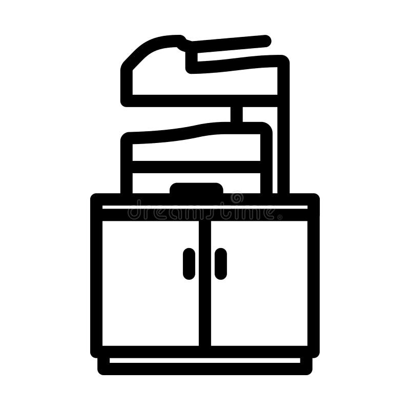 Copying Machine Icon stock vector. Illustration of laser - 221499082