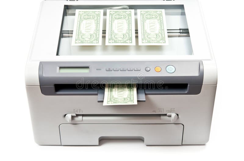Copying money stock photo. Image of display, equipment - 17234274