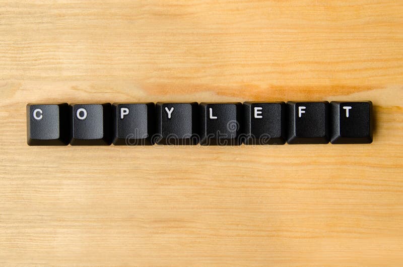 Copyleft word stock image. Image of typography, text - 95050713