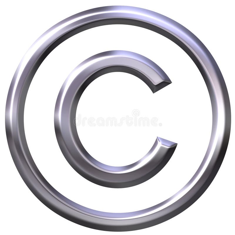 Copyright symbol stock illustration. Illustration of guard - 16229273