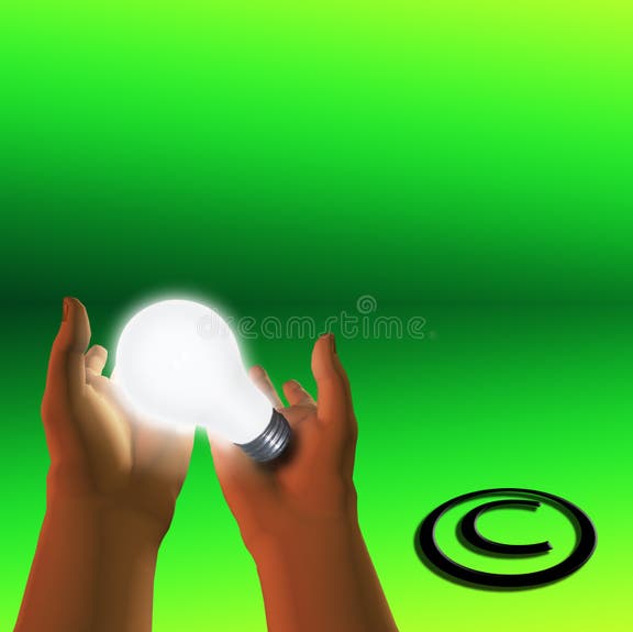 Copyright stock illustration. Illustration of inspiration - 6217435