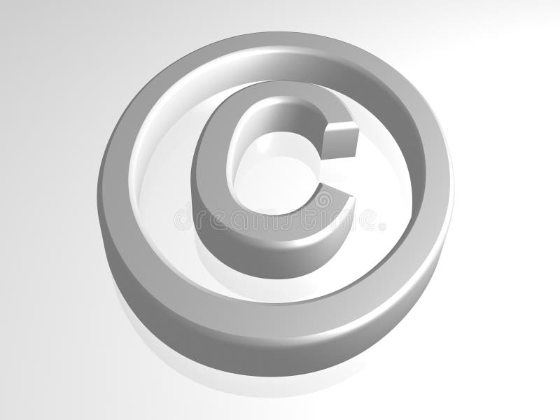 Golden copyright stock illustration. Illustration of bevel - 748321