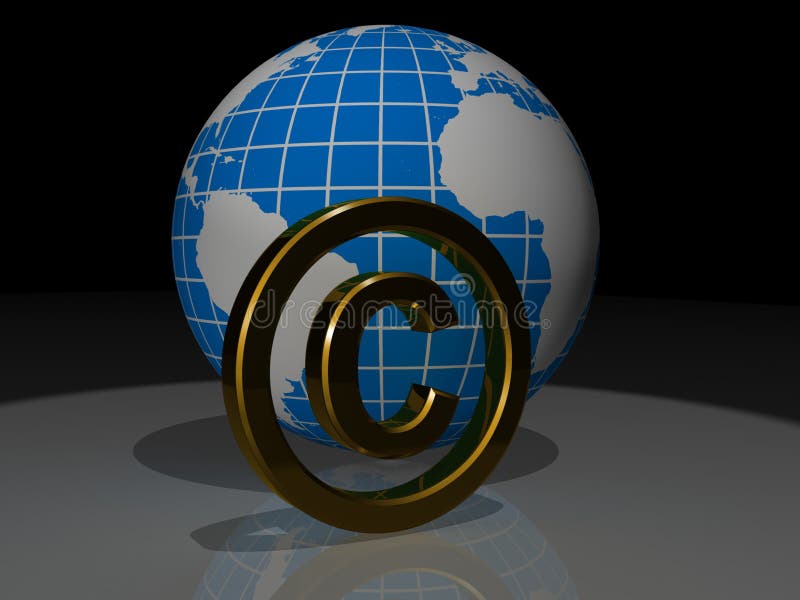 Copyright Law stock illustration. Illustration of restriction - 13211476