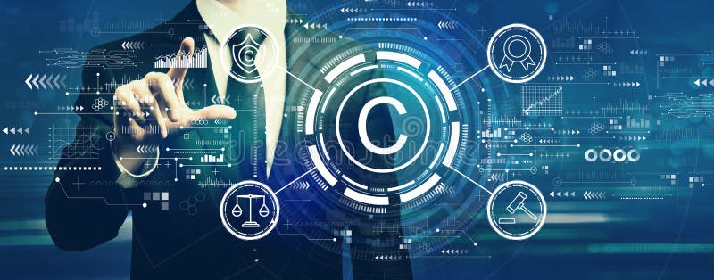 Copyright businessman stock image. Image of manager, copyright - 7195635