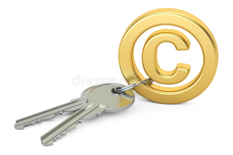 Copyright concept stock illustration. Illustration of protect - 41513508