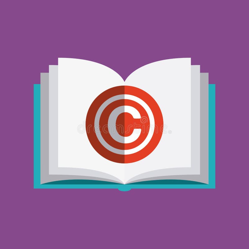 Copyright concept design stock illustration. Illustration of author ...