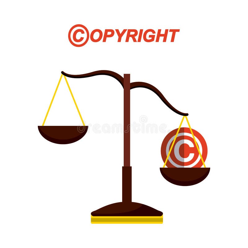 Copyright concept design stock illustration. Illustration of design ...