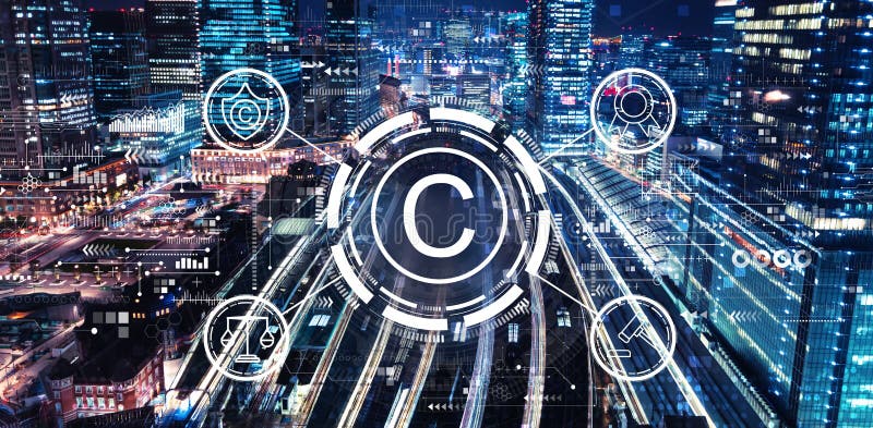 Copyright Concept with Person Holding a Light Bulb Stock Photo - Image ...