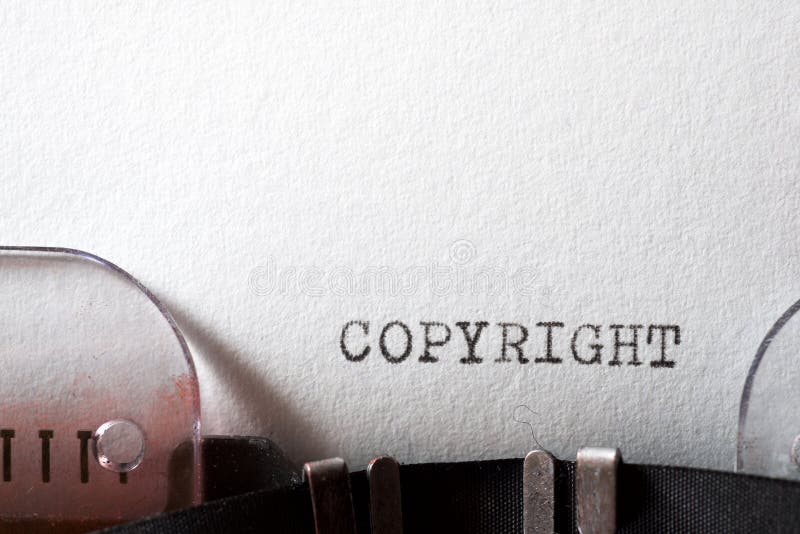 Copyright concept view stock image. Image of message - 200496867