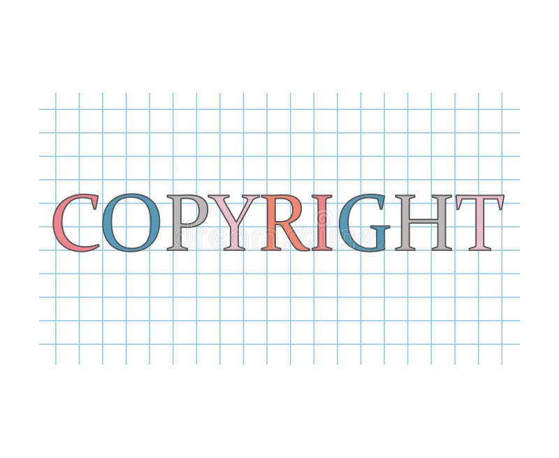 Copyright concept stock vector. Illustration of legal - 116672243