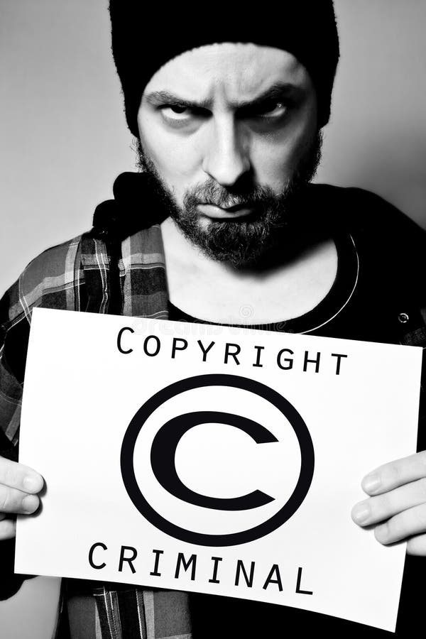 Copyright criminal stock photo. Image of male, license - 6070126