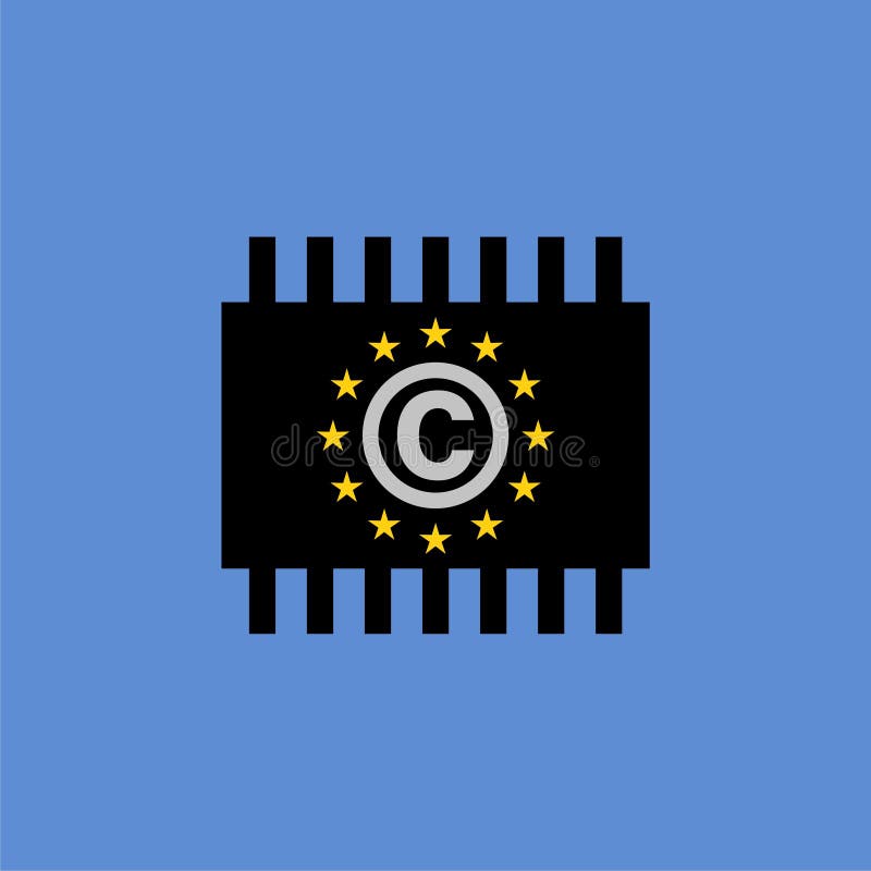 Europa sign stock illustration. Illustration of blue, yellow - 809710