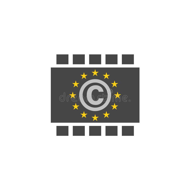 Europa sign stock illustration. Illustration of blue, yellow - 809710