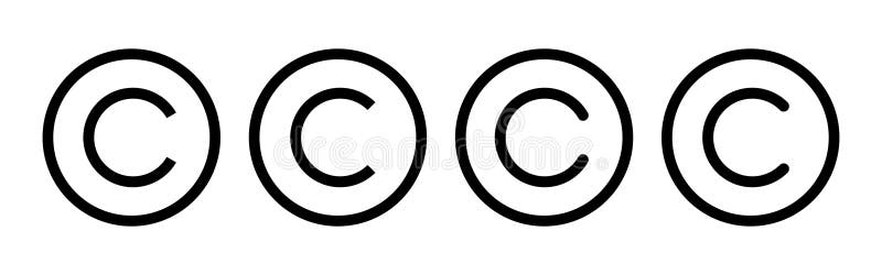 Copyright Icon . Copyright Symbols Stock Vector - Illustration of idea ...