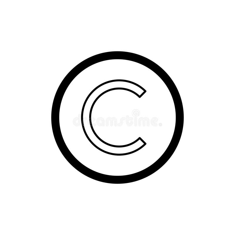 Copyright Icon . Copyright Symbols Stock Vector - Illustration of legal ...