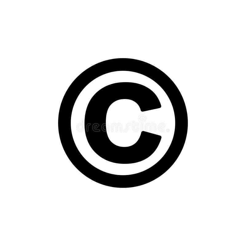 Copyright Icon . Copyright Symbols Stock Vector - Illustration of ...