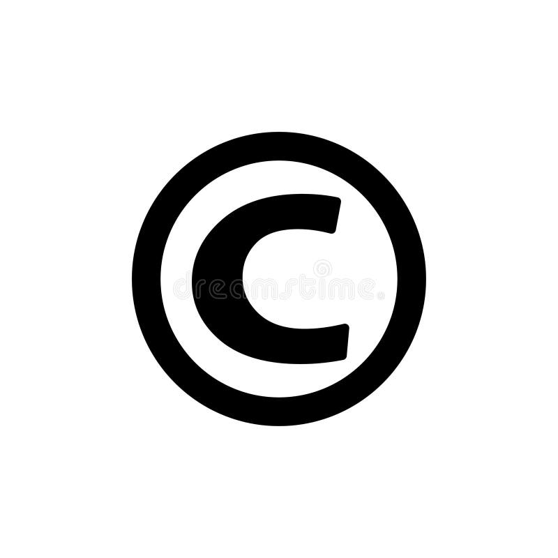 Copyright Icon . Copyright Symbol Stock Vector - Illustration of ...