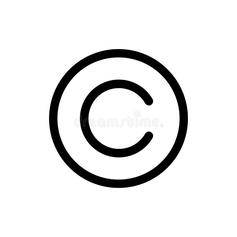 Copyright Icon . Copyright Symbols Stock Vector - Illustration of idea ...
