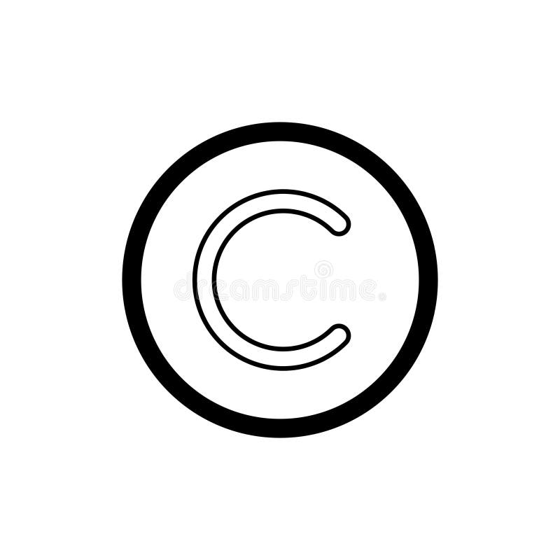 Copyright Icon . Copyright Symbols Stock Vector - Illustration of ...